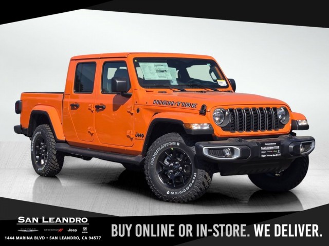 New 2025 Jeep Gladiator High Tide Crew Cab in San Leandro #250666 | San Leandro Chrysler Dodge ...