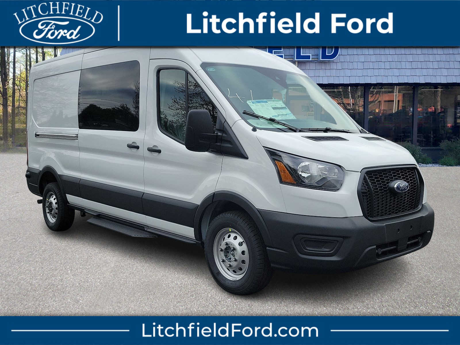 New 2024 Ford Transit Commercial Cargo Van Transit Long in #1755 ...