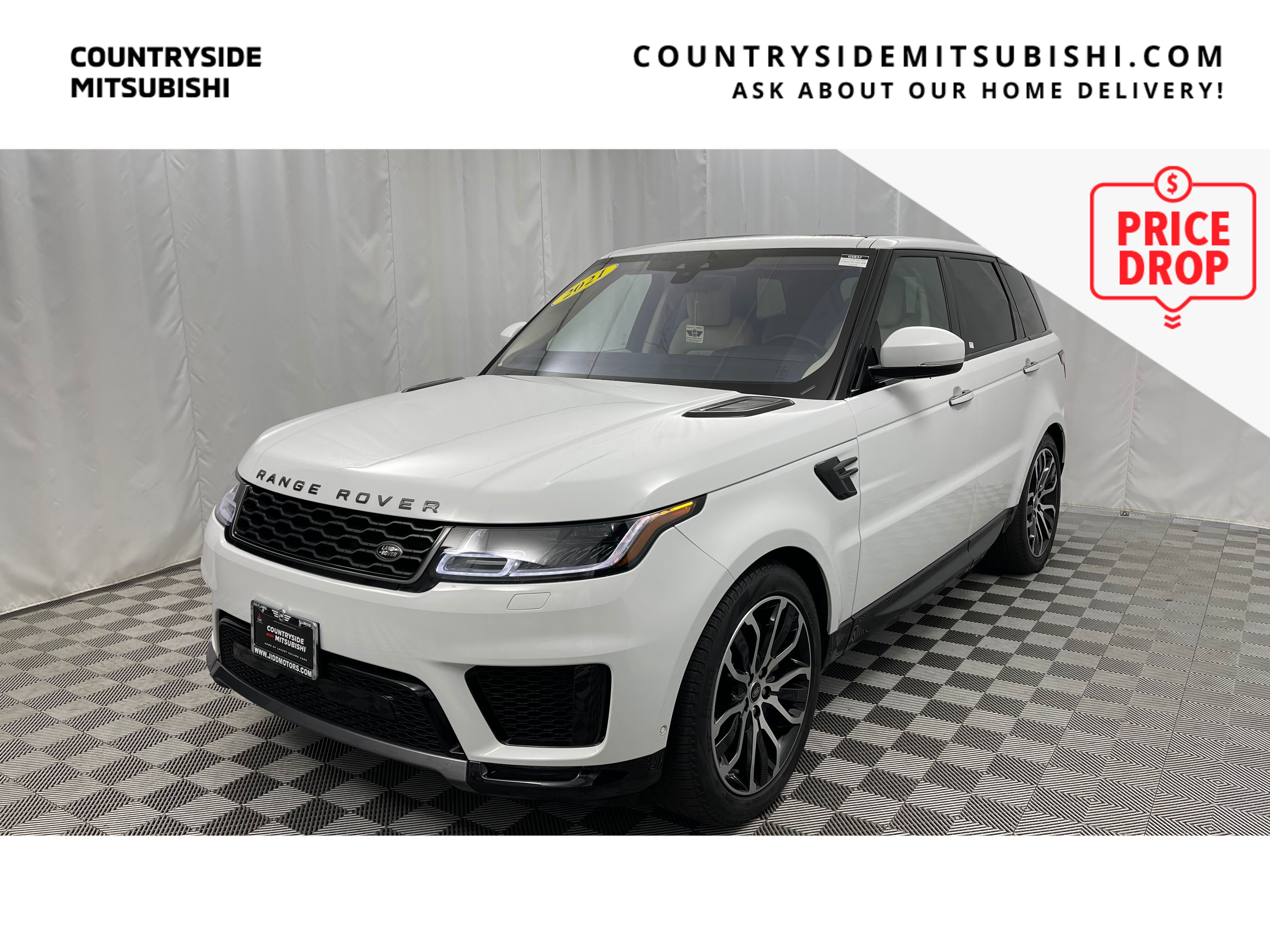 Pre-Owned 2021 White Land Rover Range Rover Sport HSE Silver Edition 4D ...