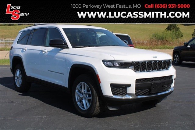 New 2025 Jeep Grand Cherokee L Laredo Utility in Festus #3858 | Lucas-Smith Chrysler Center
