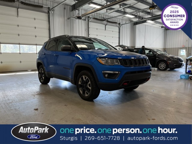 Pre-Owned 2018 Jeep Compass Trailhawk 4 Door SUV in Sturgis #JT205256 | Auto Park Ford Sturgis