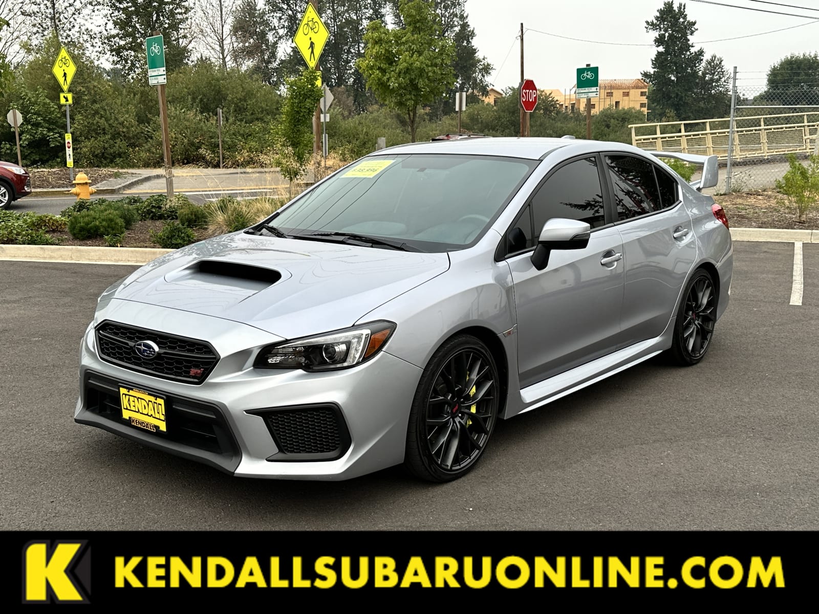 Ice Silver Sti Hatchback