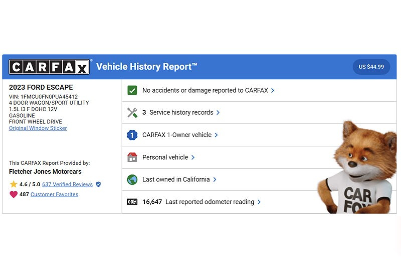 Pre-Owned 2023 Ford Escape Base FWD Sport Utility in Newport Beach # ...