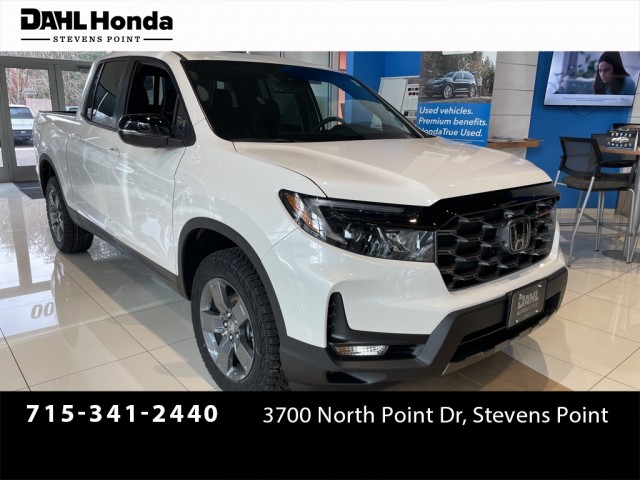 New 2025 Honda Ridgeline AWD TRAILSPORT 4D Crew Cab in Rhinelander #D25H375 | Dahl Honda Rhinelander