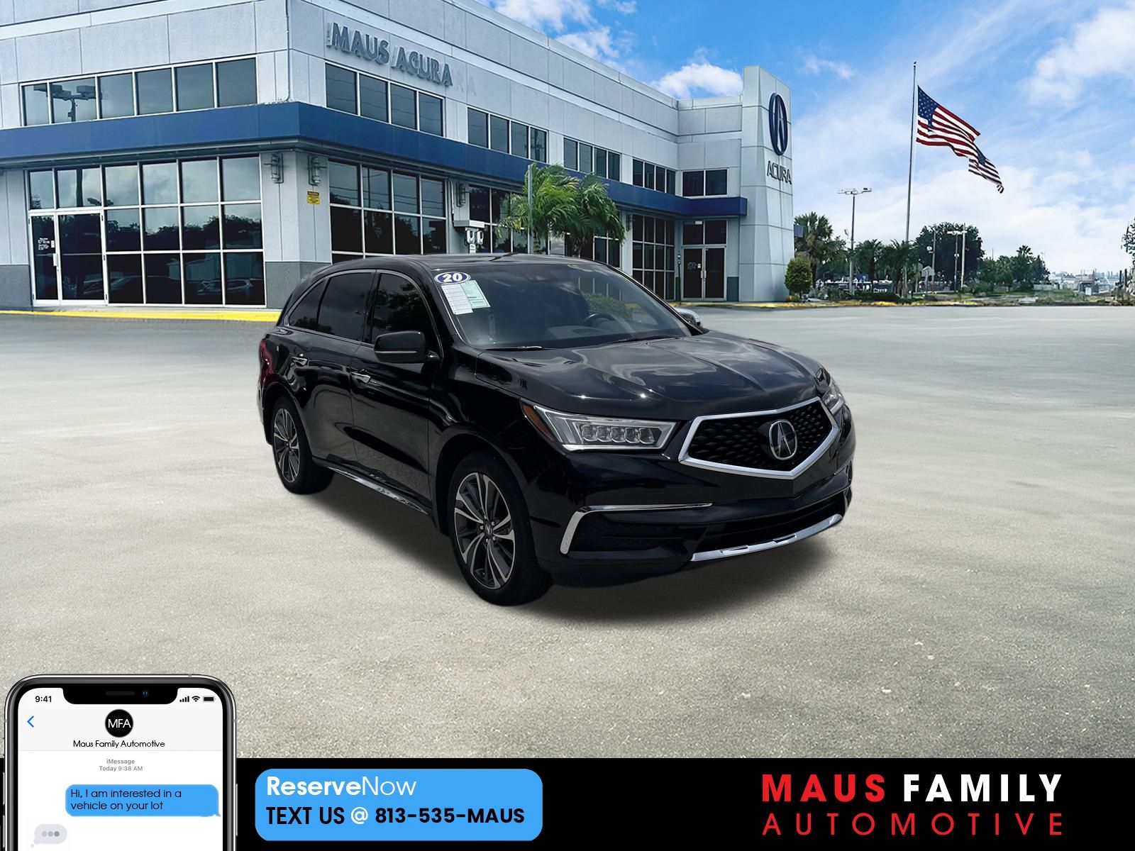 Certified Pre-Owned 2020 Acura MDX Technology 4D Sport Utility in Tampa #AT010684 | Maus Acura ...