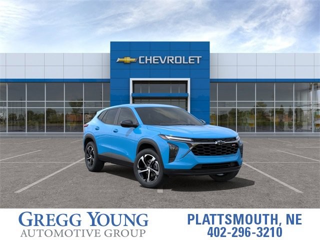 New 2024 Chevrolet Trax 1RS SUV Fountain Blue for Sale in Omaha | #E3182