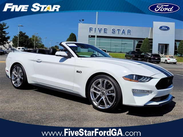 Mustang White Convertible