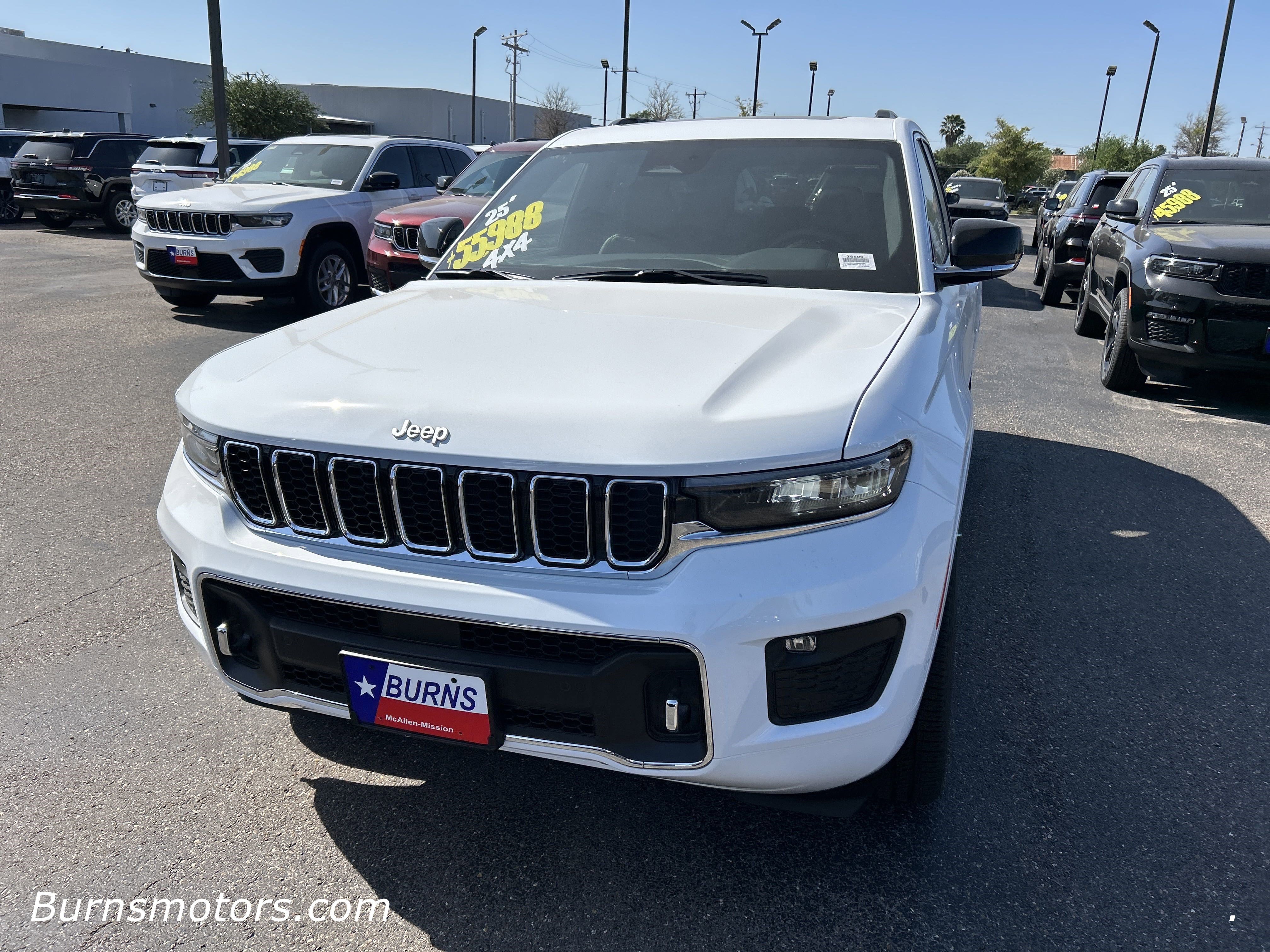 New 2025 Jeep Grand Cherokee Overland Utility in McAllen #25500 | Burns Motors