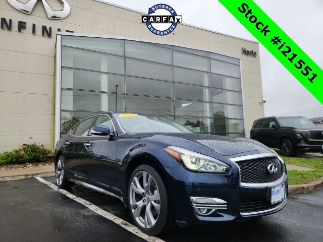 Certified Pre-Owned 2018 INFINITI Q70L 5.6X 4D Sedan in Wallingford #I21551 | George Harte INFINITI
