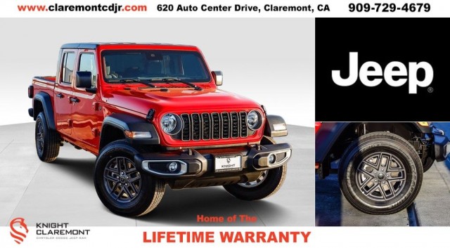 New 2025 Jeep Gladiator Sport S Crew Cab in Claremont #GL1961 | Knight Claremont Chrysler Dodge ...