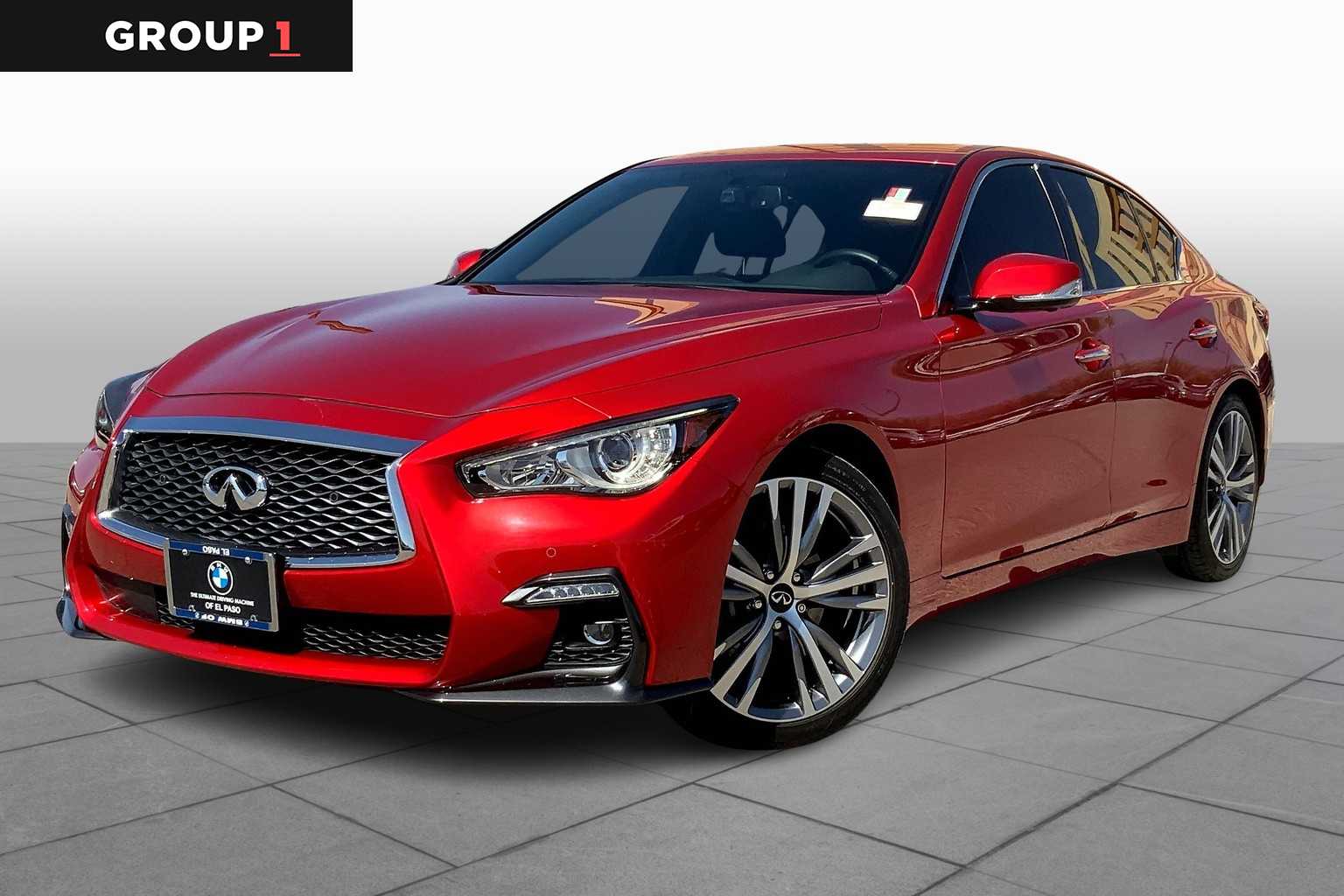 Pre-Owned 2022 INFINITI Q50 SENSORY 4dr Car in El Paso #NM311121 | BMW of El Paso