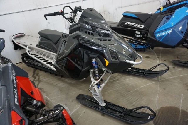 New 2024 Polaris® 850 RMK Khaos 155 Gloss Black Snowmobile in Sioux Falls #213854 | Vern Eide