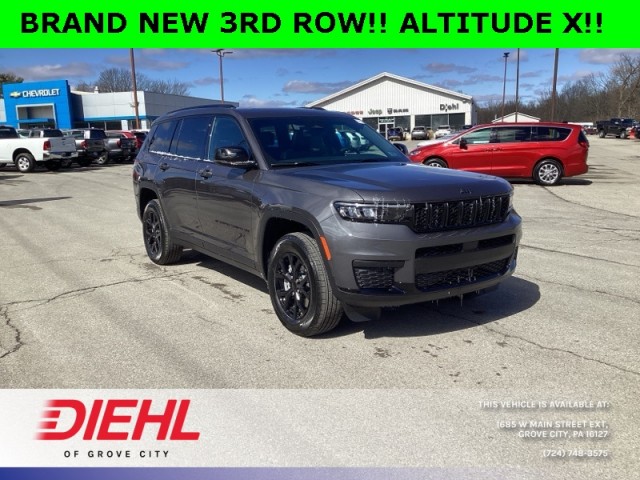 New 2025 Jeep Grand Cherokee L Altitude X Utility in McKees Rocks #25GJ2386 | Diehl CDJR of Robinson
