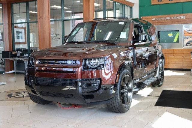 New 2025 Land Rover Defender 110 Sedona Red 4 Door SUV in Naperville # ...
