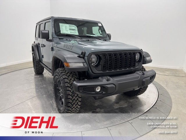 New 2025 Jeep Wrangler Willys Utility in Butler #25MJ0514 | Diehl CDJR ...