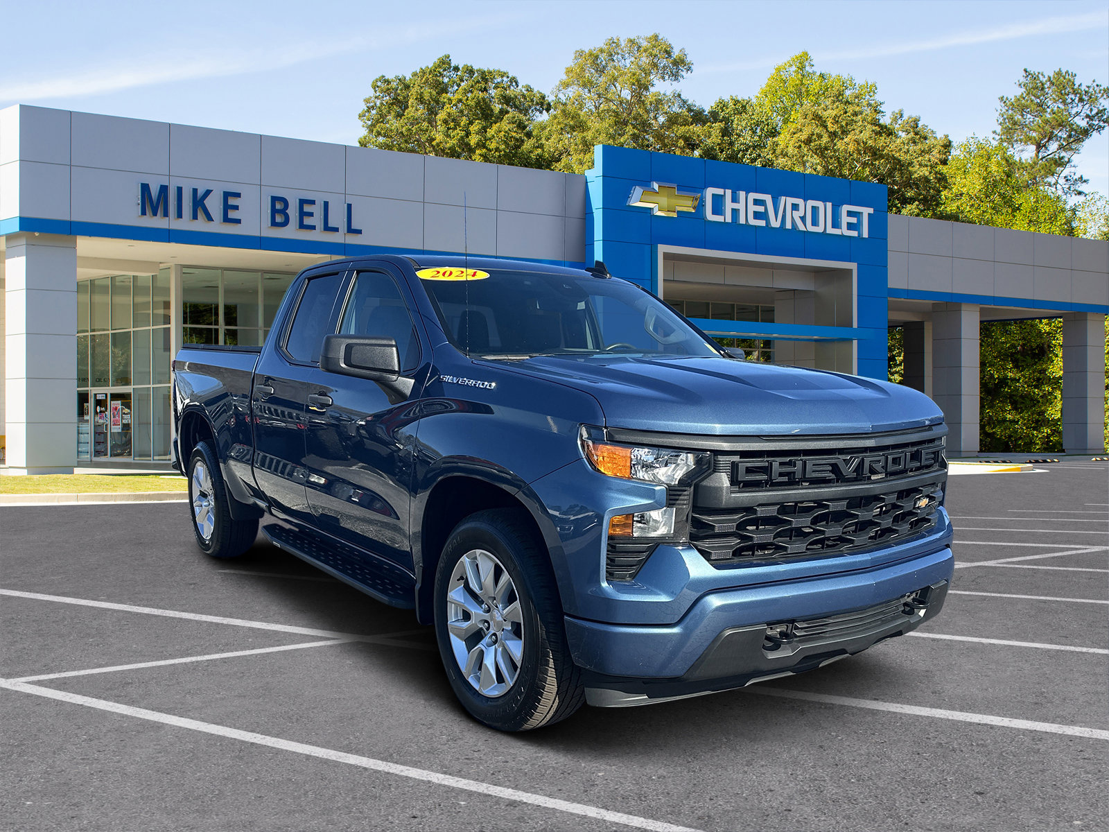 Pre-Owned 2024 Chevrolet Silverado 1500 Custom Double Cab in Carrollton ...