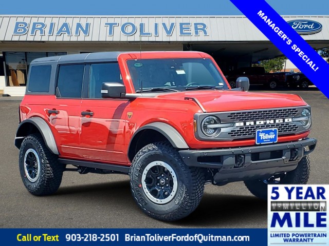 New 2024 Ford Bronco Badlands® 4 Door in Sulphur Springs #5060 | Brian ...