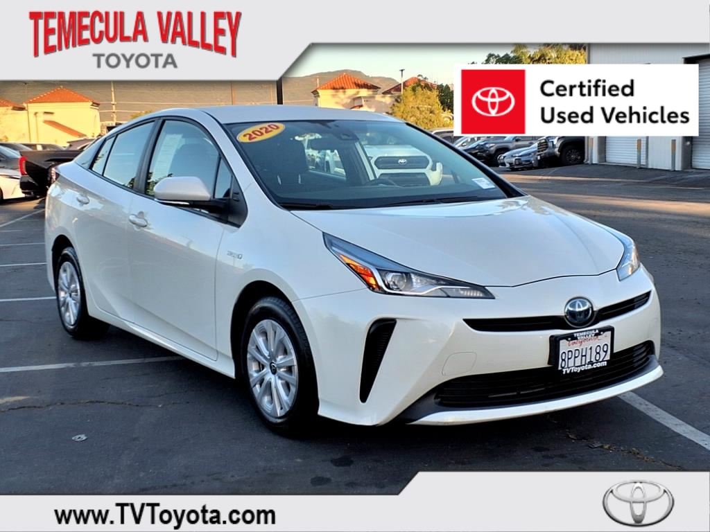 Certified Pre-Owned 2020 Toyota Prius L 5D Hatchback in Temecula # ...