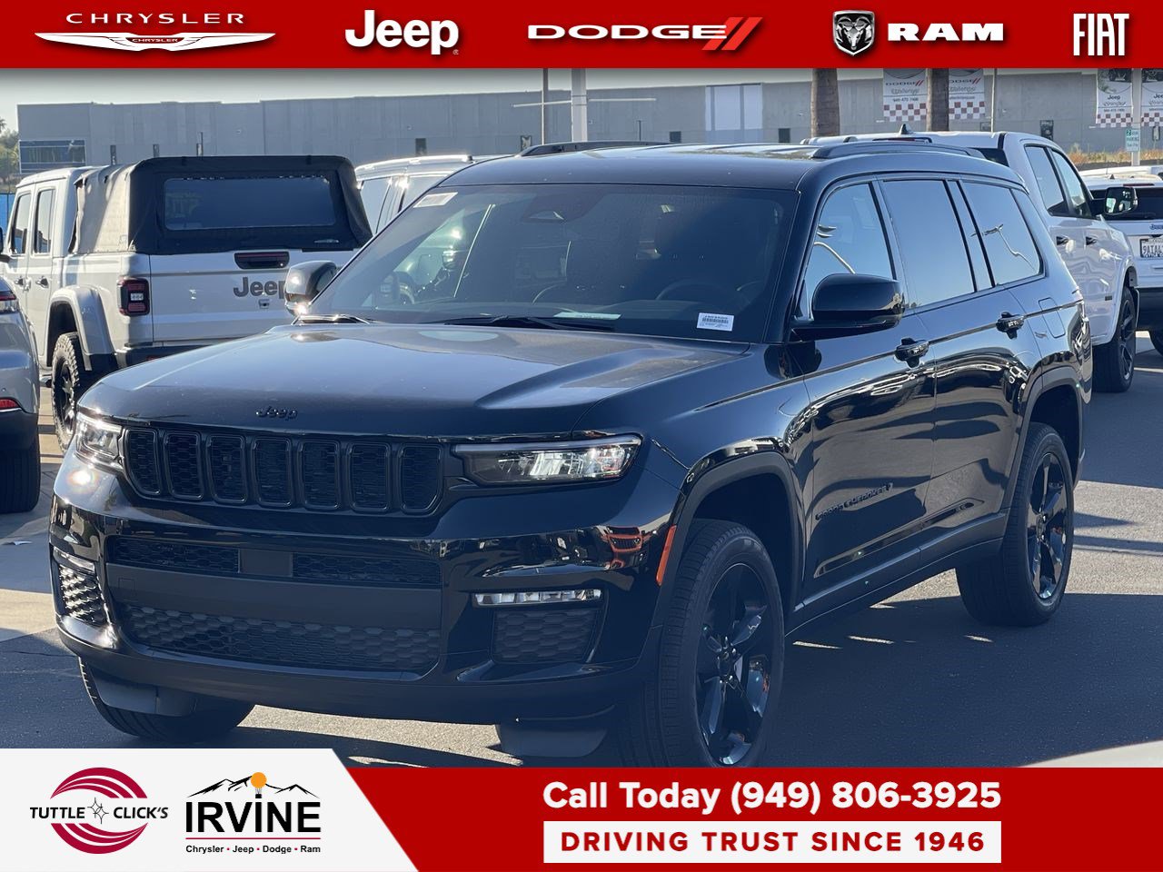 New 2025 Jeep Grand Cherokee L Limited Utility in Irvine #J303500 | Tuttle-Click Chrysler Jeep ...