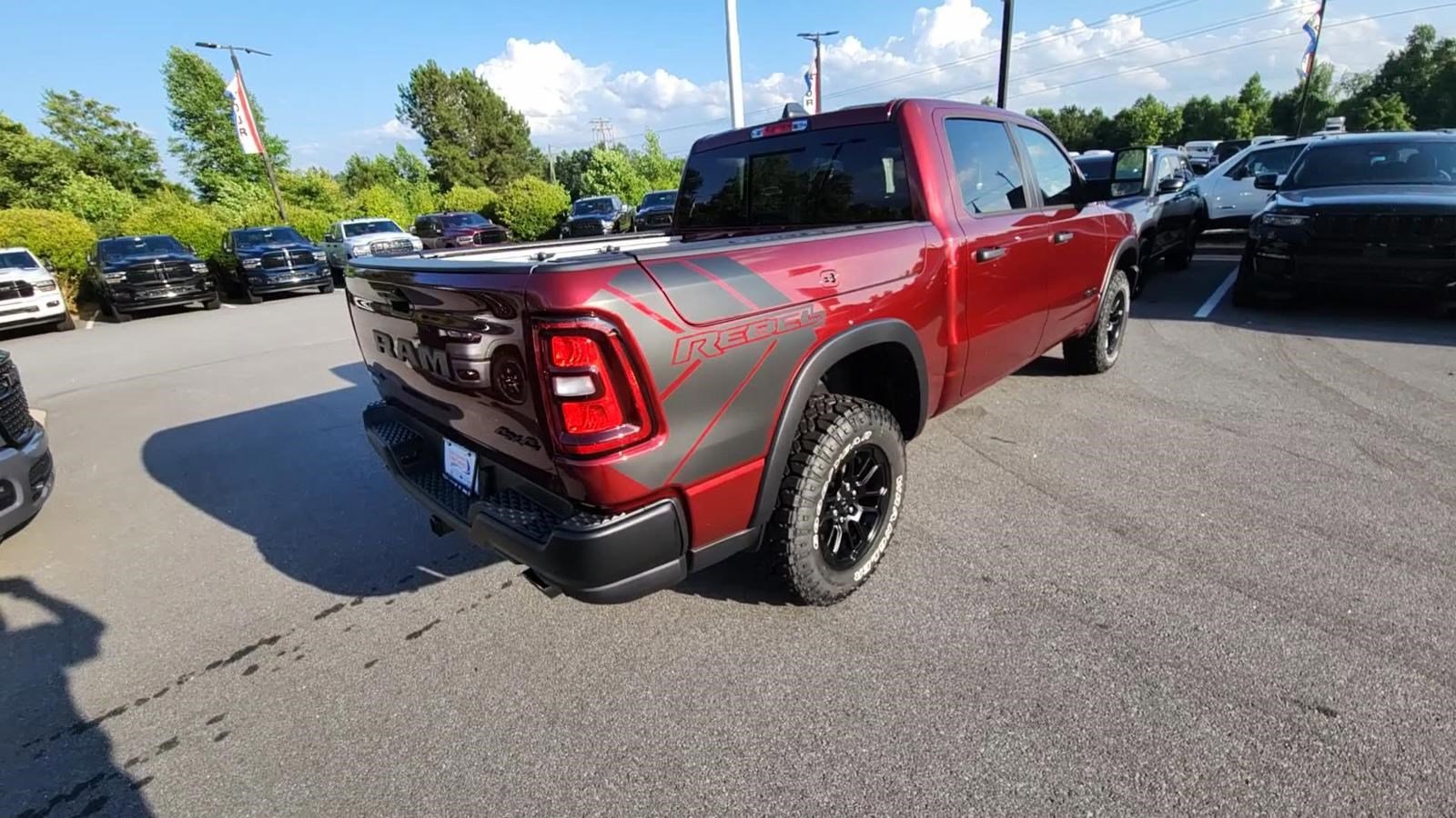 New 2025 RAM 1500 Rebel Crew Cab in Seneca #18713 | Lake Keowee Chrysler Dodge Jeep Ram