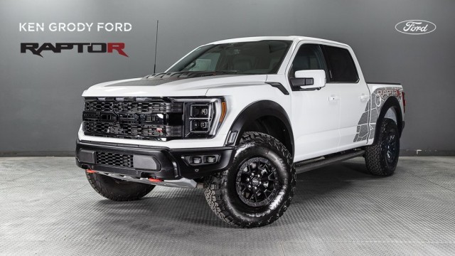 White Ford Raptor Lifted
