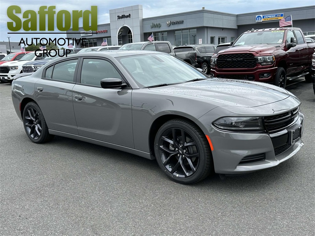 Gray Dodge Charger Blacktop
