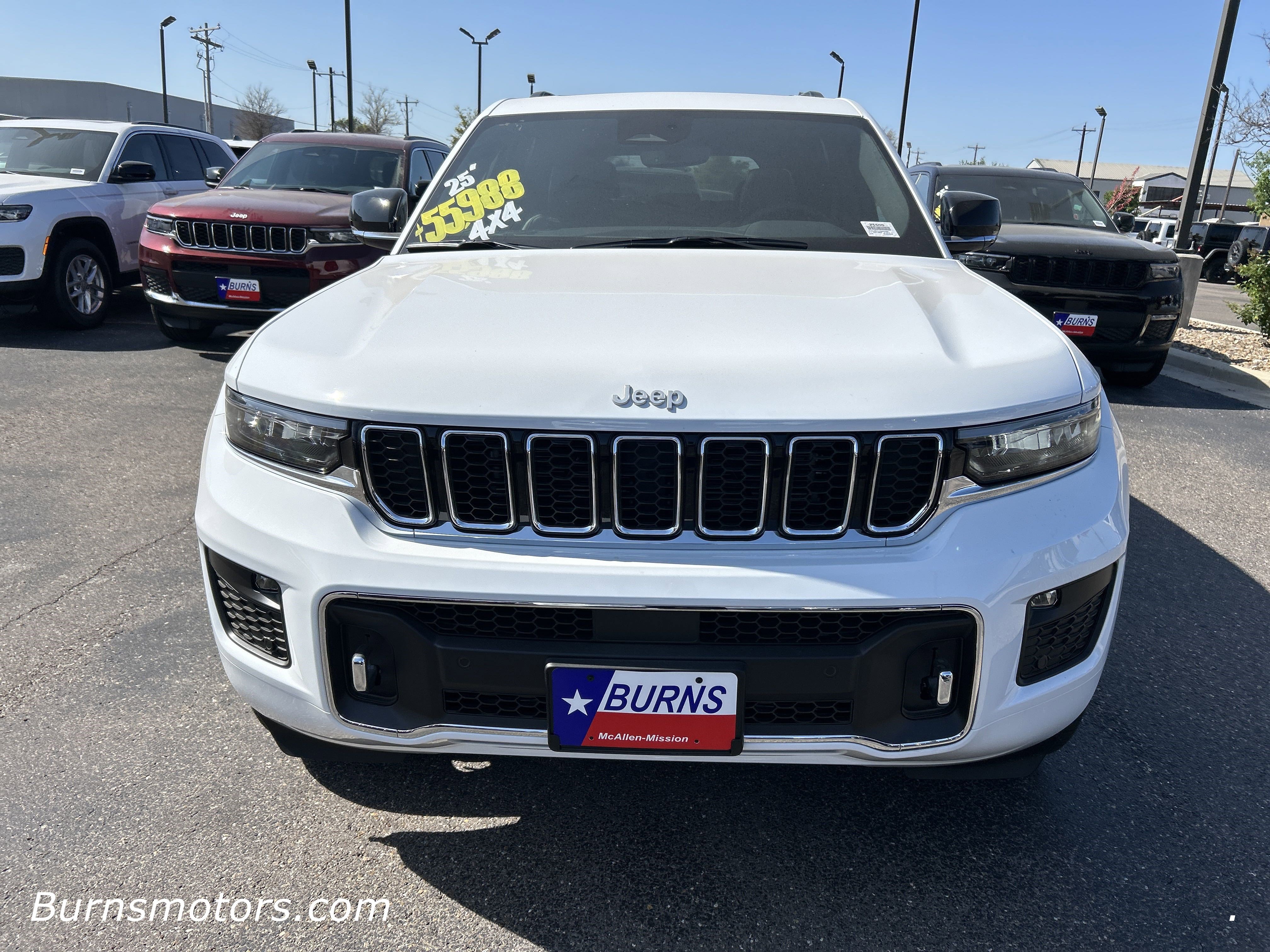 New 2025 Jeep Grand Cherokee Overland Utility in McAllen #25500 | Burns Motors