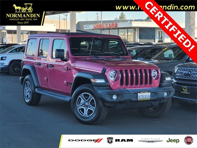 Certified Pre-Owned 2021 Jeep Wrangler Unlimited Sport S 4D Sport ...