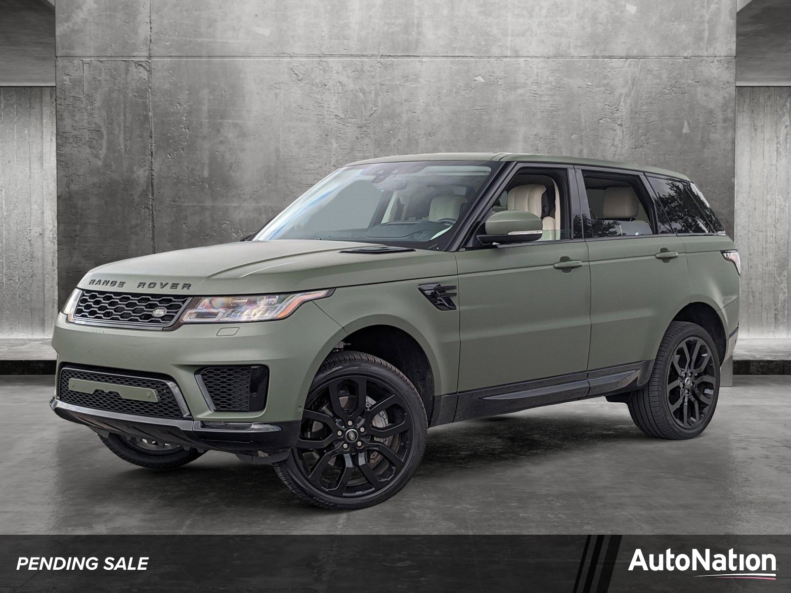 Range Rover Sport 2022 White With Black Rims