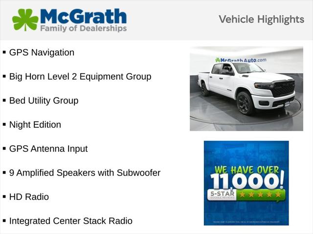 New 2026 RAM 1500 BIG HORN Crew Cab in Cedar Rapids #D260185 | McGrath ...