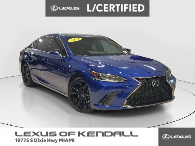 L/Certified 2022 Lexus ES ES 350 F SPORT Sedan in Miami #L99043A | Lexus of Kendall