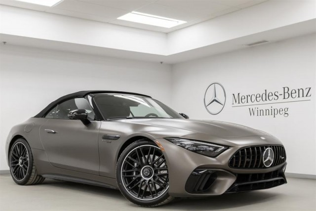 New 2025 Mercedes-Benz SL55 AMG Roadster Convertible in Winnipeg ...