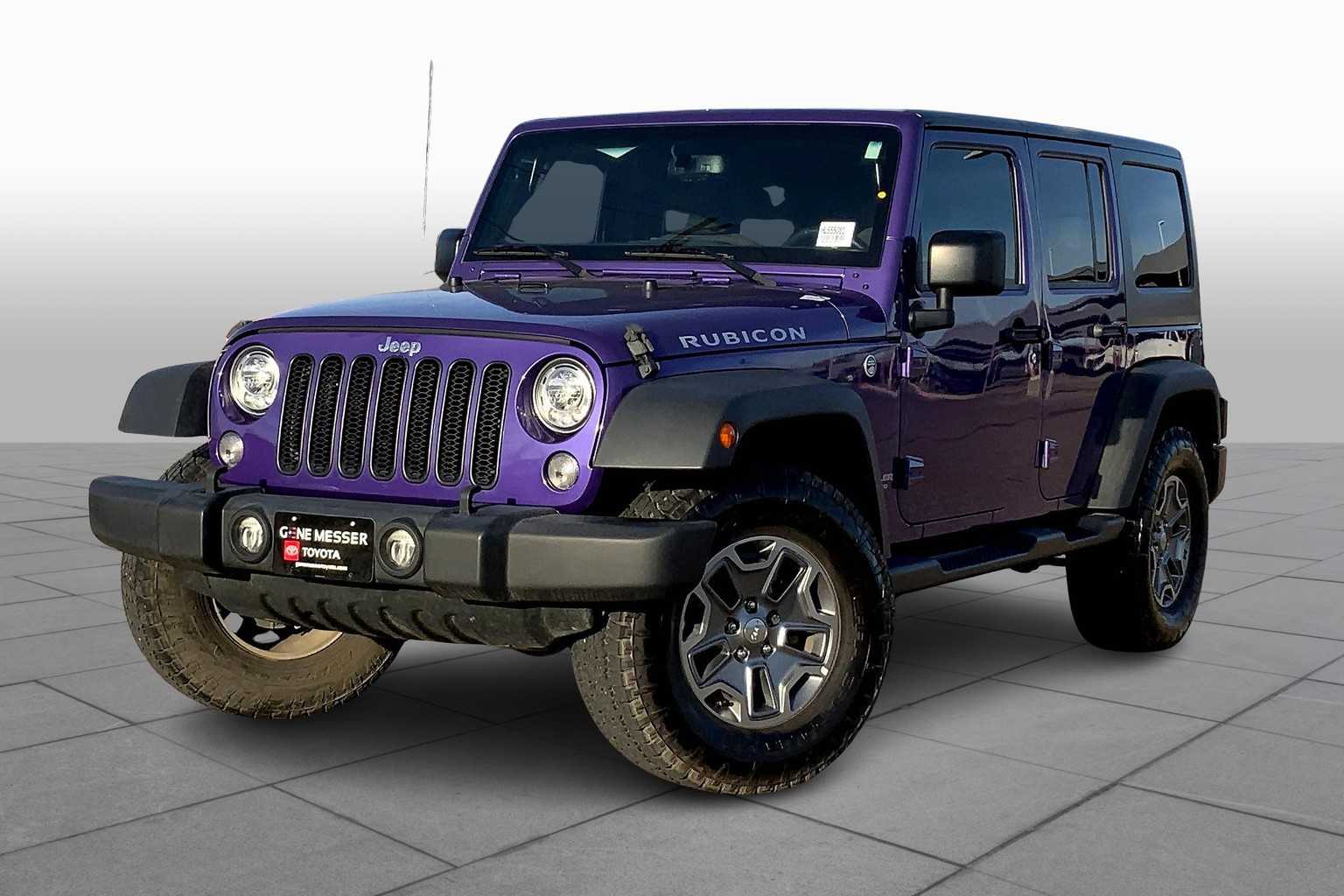 Pre-Owned 2017 Jeep Wrangler Unlimited Rubicon Sport Utility in Lubbock ...