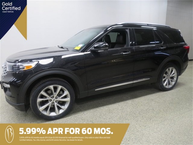 Certified Pre-Owned 2022 Ford Explorer Platinum 4 Door SUV in West Bend ...