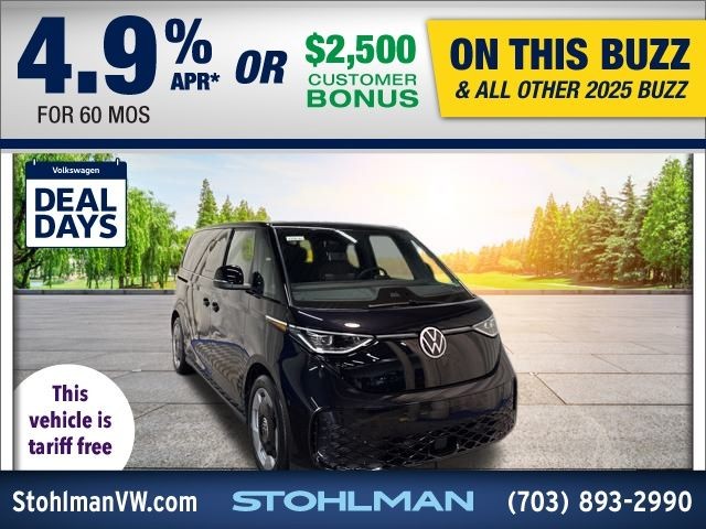 New 2025 Volkswagen ID. Buzz PRO S RWD 4D Passenger Van in Tysons ...