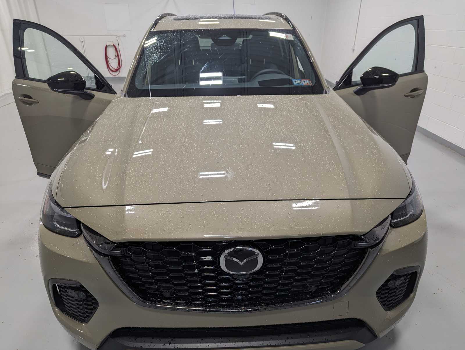 New 2025 Mazda CX-70 3.3 Turbo S Premium AWD in Zircon Sand Metallic | Greensburg, PA | #Z03092