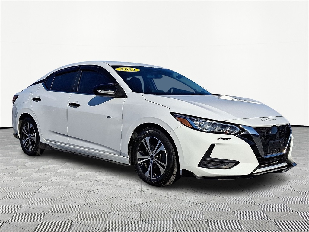 Pre-Owned 2021 Nissan Sentra SV 4D Sedan in New Castle ...