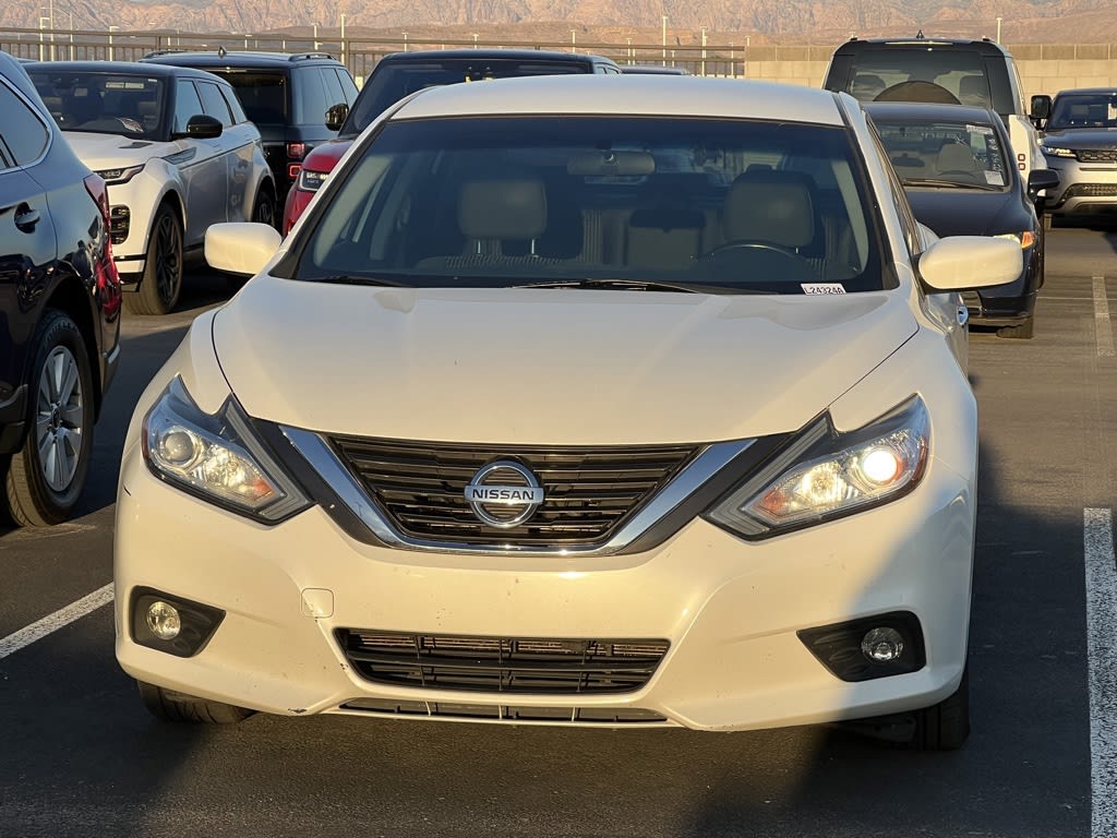 White Nissan Altima Back