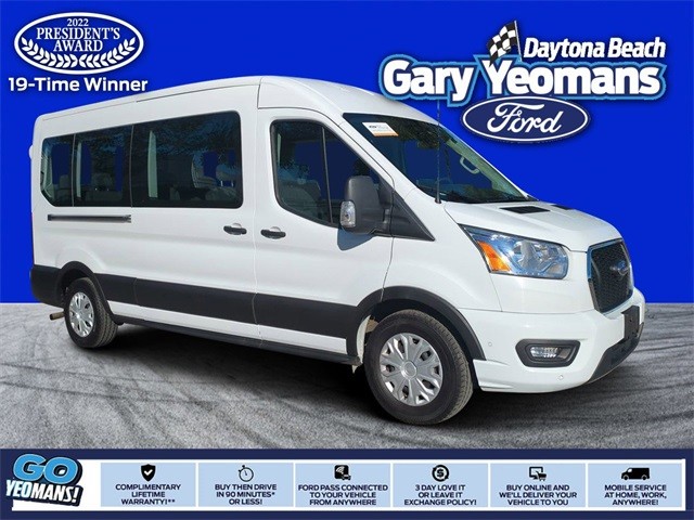 Certified Pre-Owned 2022 Ford Transit-350 XLT 3 Door Wagon in Daytona ...