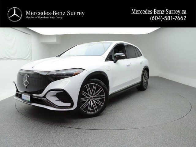 Certified Pre Owned 2023 Mercedes Benz EQS SUV Premium PackageNight PackageLaser cut backlit trim with Mercedes Benz pattern SUV in Surrey 20QSEP03592 Mercedes Benz Surrey