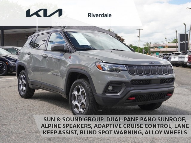 Pre-Owned 2022 Jeep Compass Trailhawk 4D Sport Utility in Riverdale #143321CA1 | Kia of Riverdale