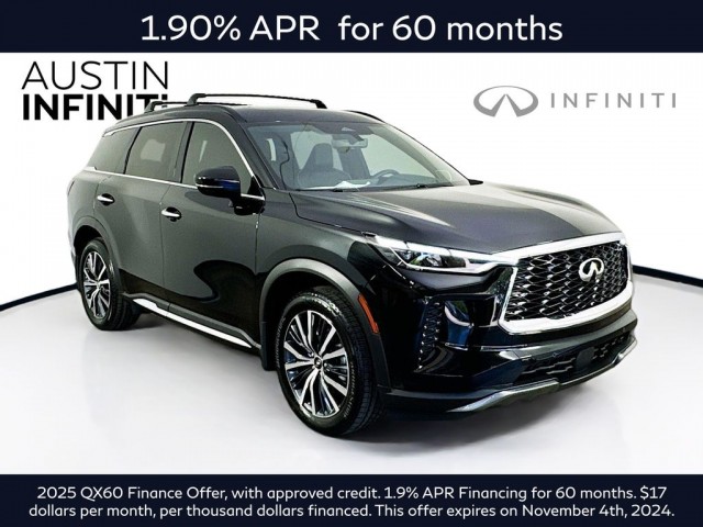 New 2025 INFINITI QX60 AUTOGRAPH AWD CROSSOVER in Austin #I17272 | Austin INFINITI