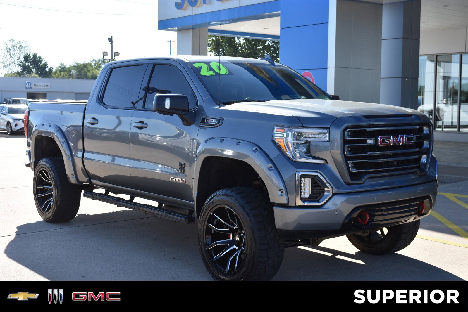 Gmc Trucks Lifted Blue