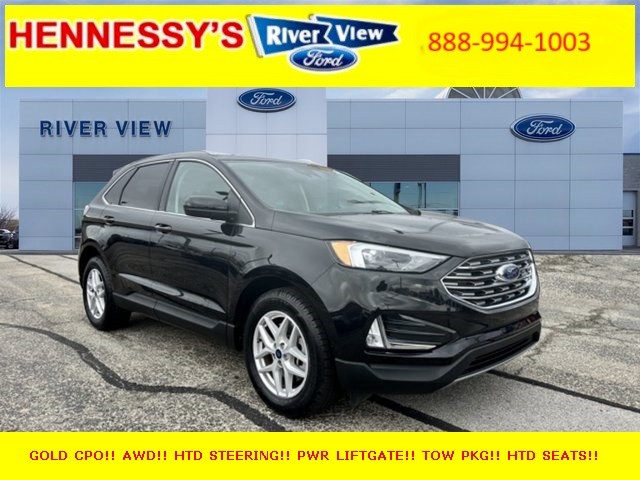 Certified Pre-Owned 2022 Ford Edge SEL 4 Door SUV in Oswego #V2412 | River View Ford