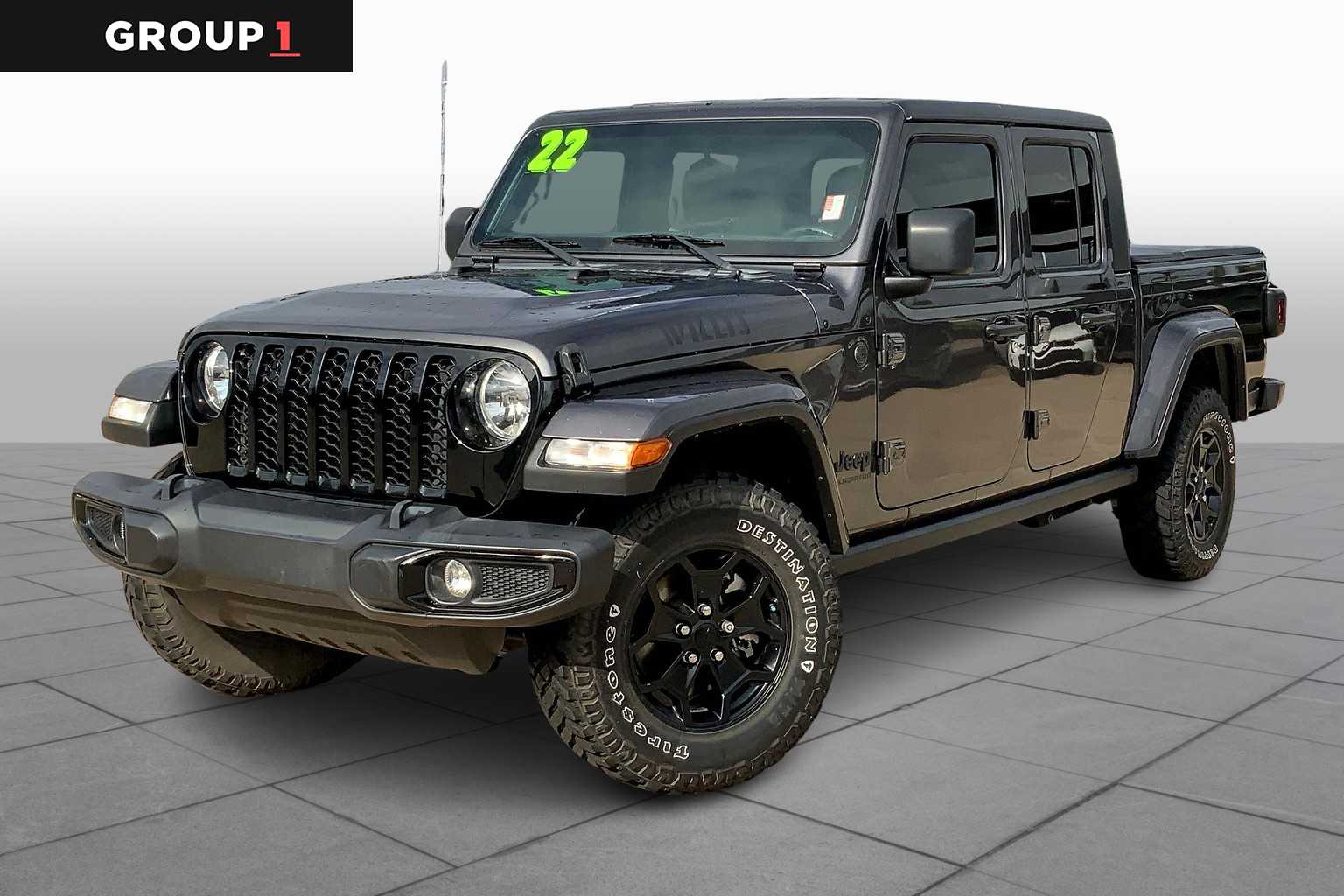 Pre-Owned 2022 Jeep Gladiator Willys Short Bed in Oklahoma City # ...