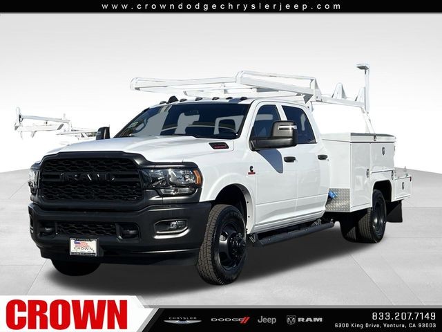 New 2024 RAM 3500 Chassis Cab Tradesman Crew Cab in Ventura #240603 | Crown Dodge Chrysler Jeep RAM