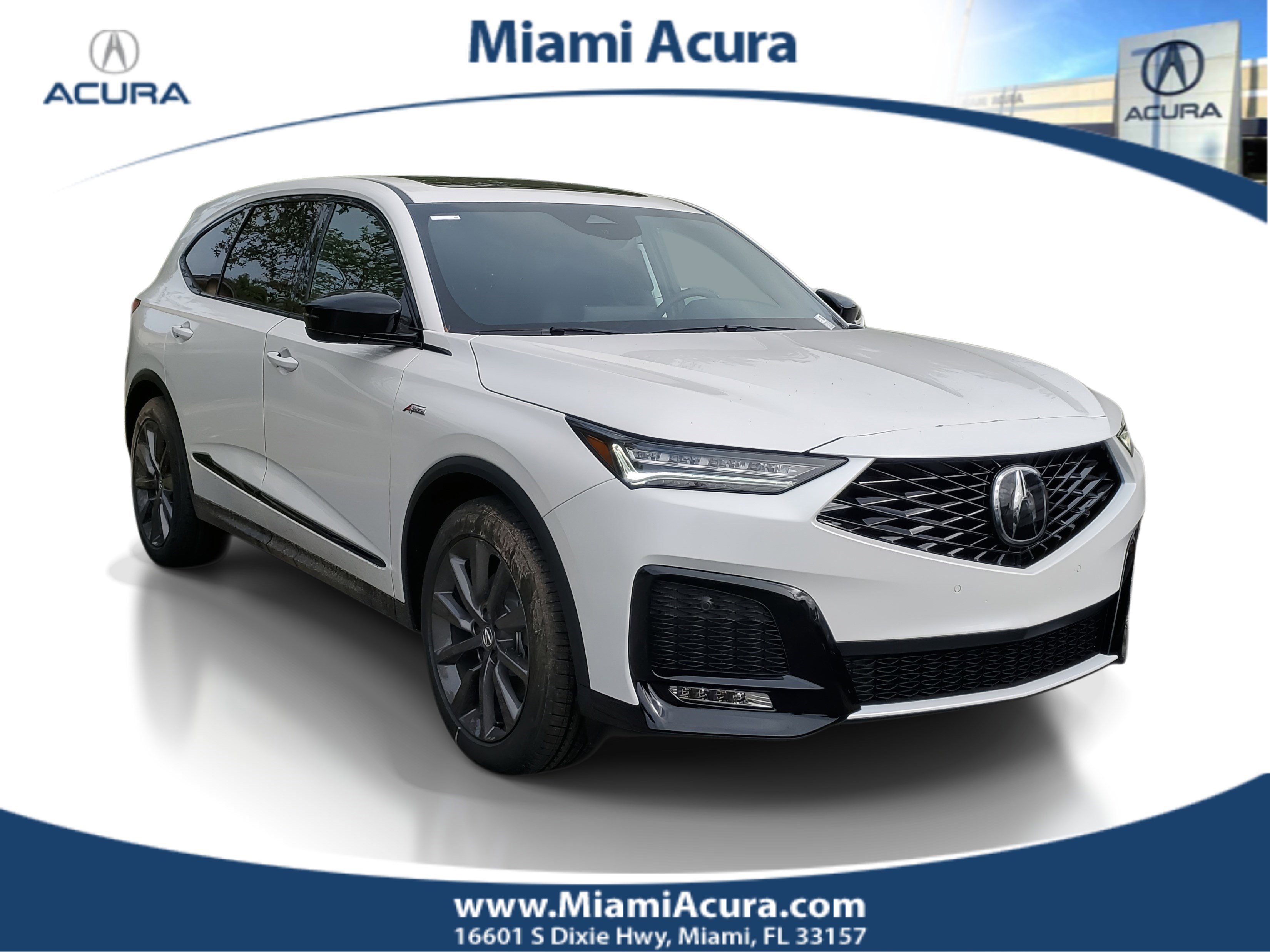 New 2026 Acura MDX w/A-Spec Package Sport Utility in Miami #TL000921 ...