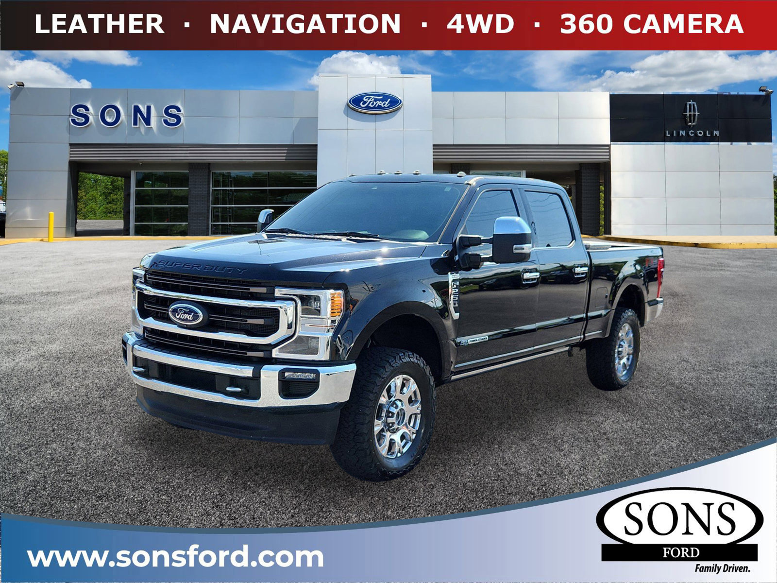 2022 Ford F250 King Ranch Green