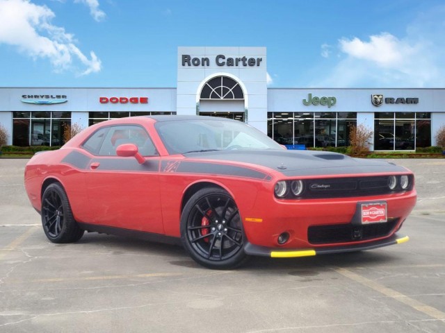 Red Challenger With Black Rims