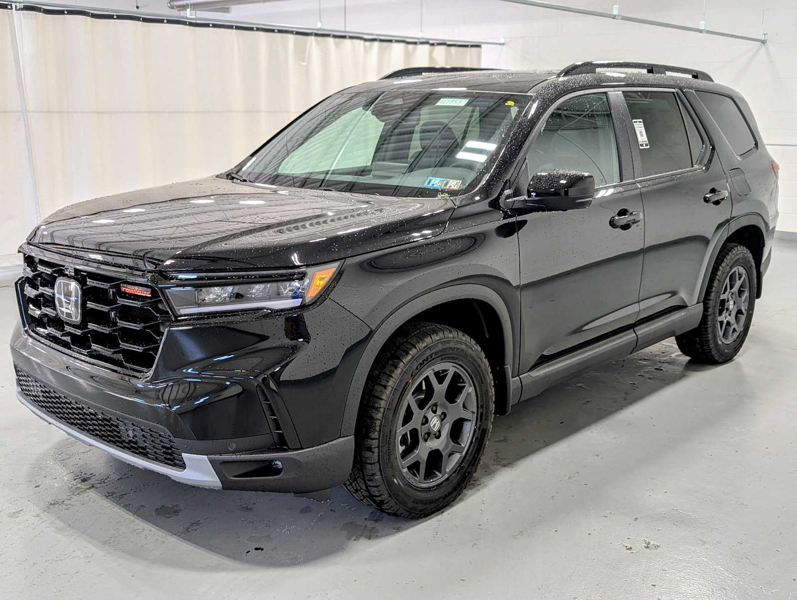 New 2025 Honda Pilot AWD TRAILSPORT in Crystal Black Pearl | Greensburg ...